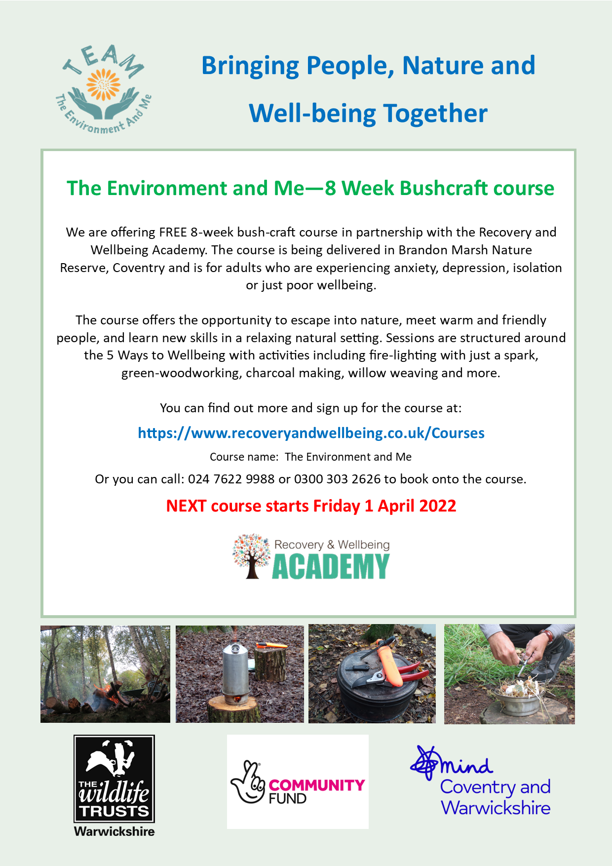 FREE Bushcraft Course | Avon Dassett